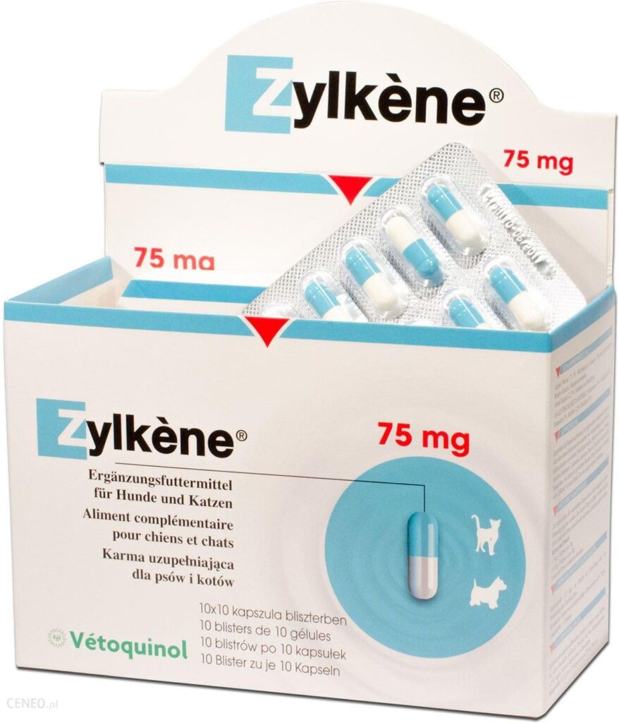 Vetoquinol Zylkene 75mg 10 kapsułek – Jojo-blog